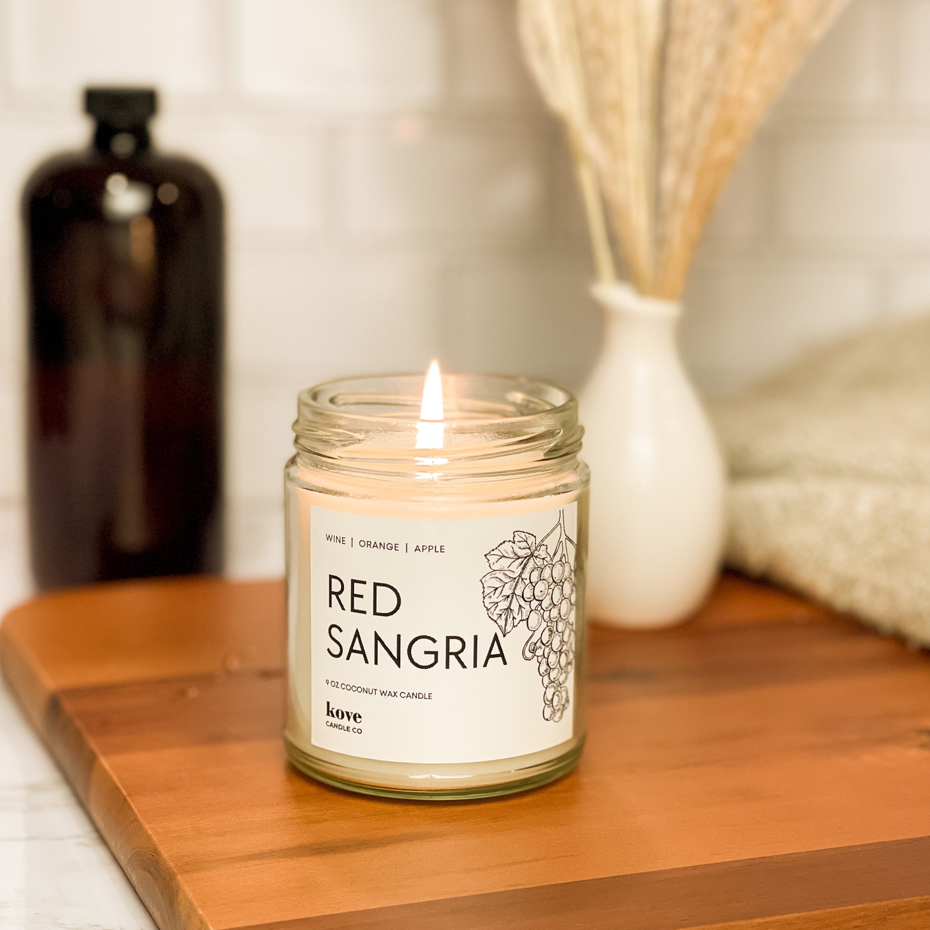Red Sangria Candle – Kove Candle Co